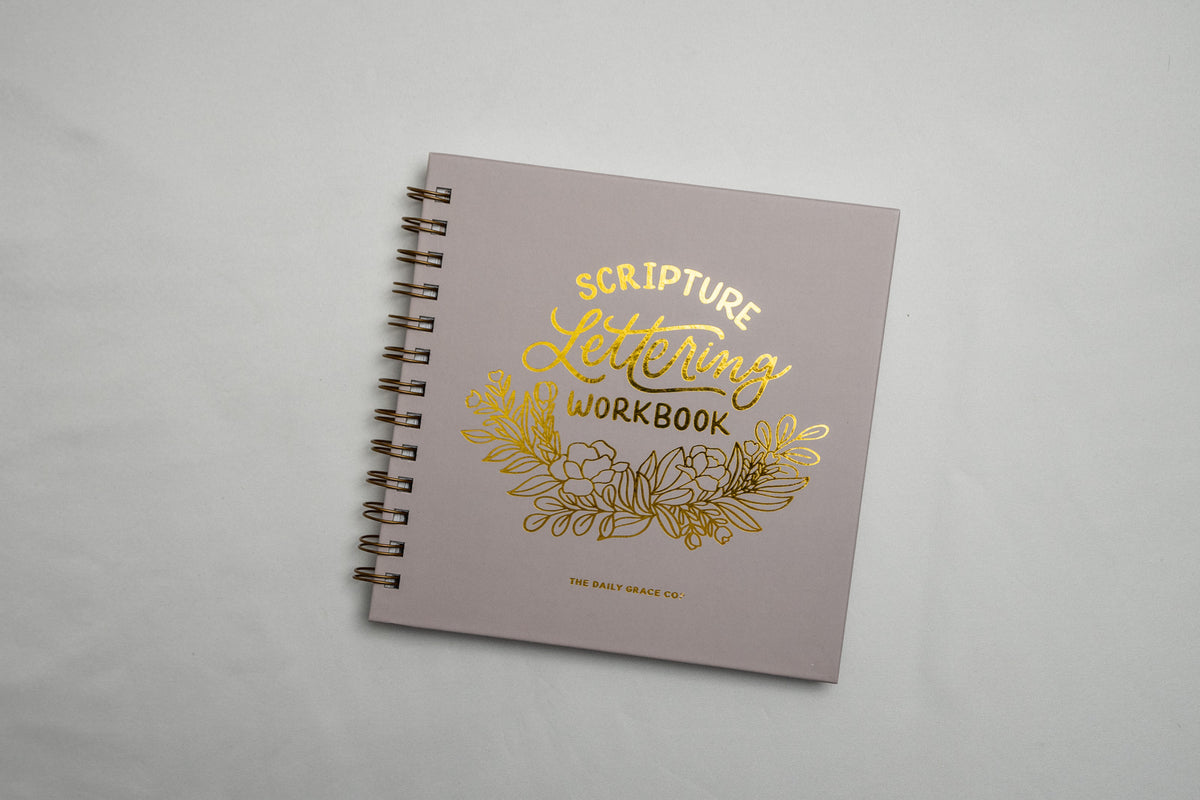 Scripture Lettering Workbook | Red Letter Provisions